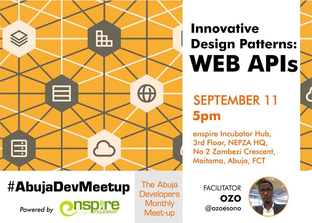 #AbujaDevMeetup: Innovative Design Patterns: Web API - Events - Radar ...