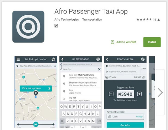 Afro, the startup formerly known as AfroCab - Products - Radar from ...